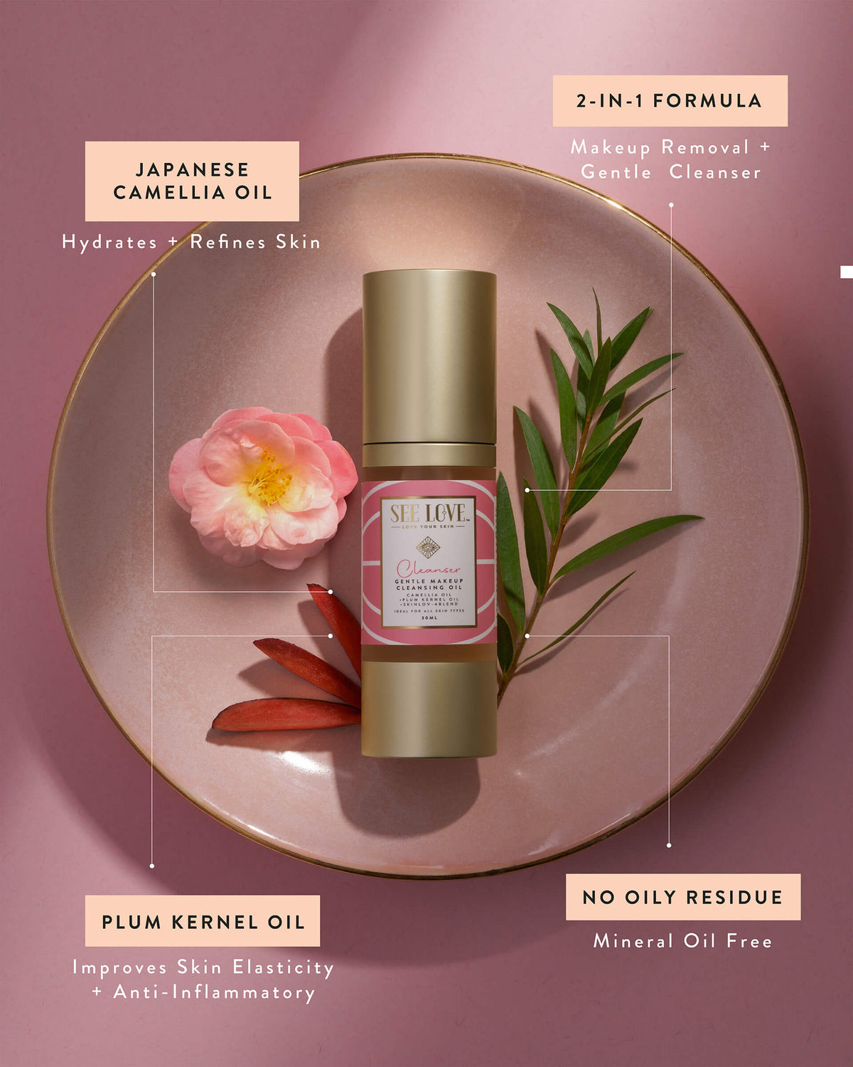 Best-Selling Makeup Cleansing Oil - For All Skin Types. Sulphate Free